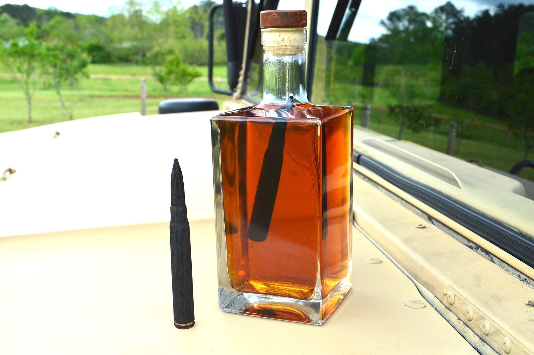 TRIPLE SHOT (3 BULLETS) - WHOLESALE CASE 12CT - CLEAR HANGING - OAK, M ...