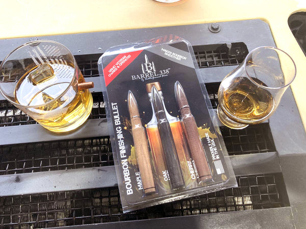 TRIPLE SHOT (3 BULLETS) - WHOLESALE CASE 12CT - CLEAR HANGING - OAK, M ...